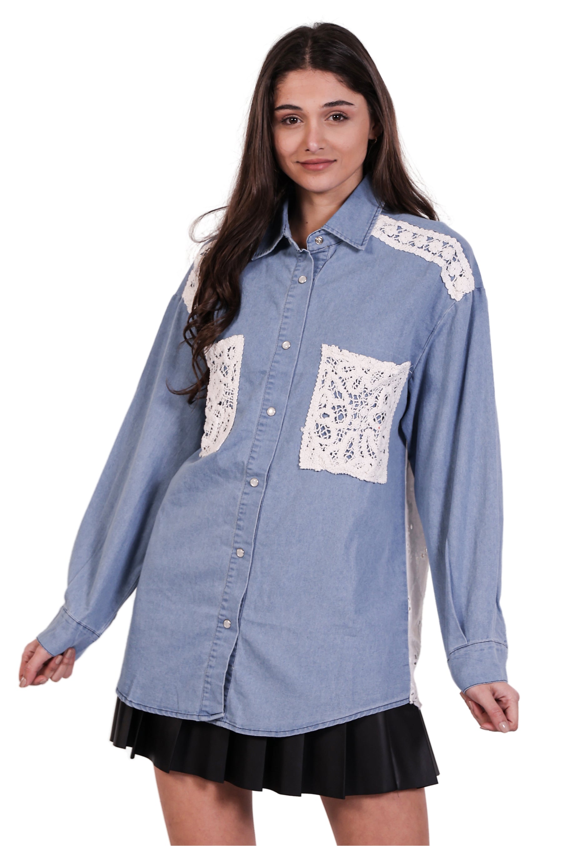 RILEY SHIRT – bleumarin